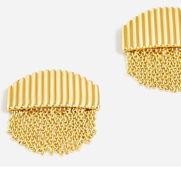 J. Crew | Jewelry | Jcrew Chain Fringe Earrings New | Poshmark